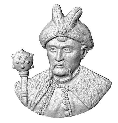 Bohdan Khmelnytsky 3D scan model 3D model 3D printable | CGTrader