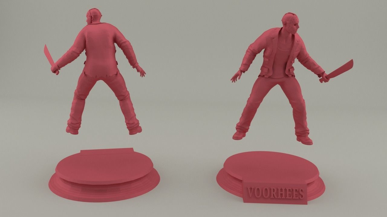 Jason Voorhees 3D model 3D printable | CGTrader
