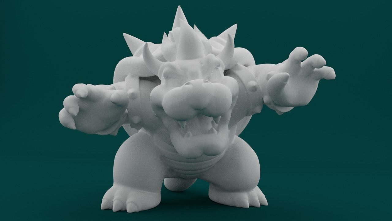 Bowser 3D model 3D printable | CGTrader
