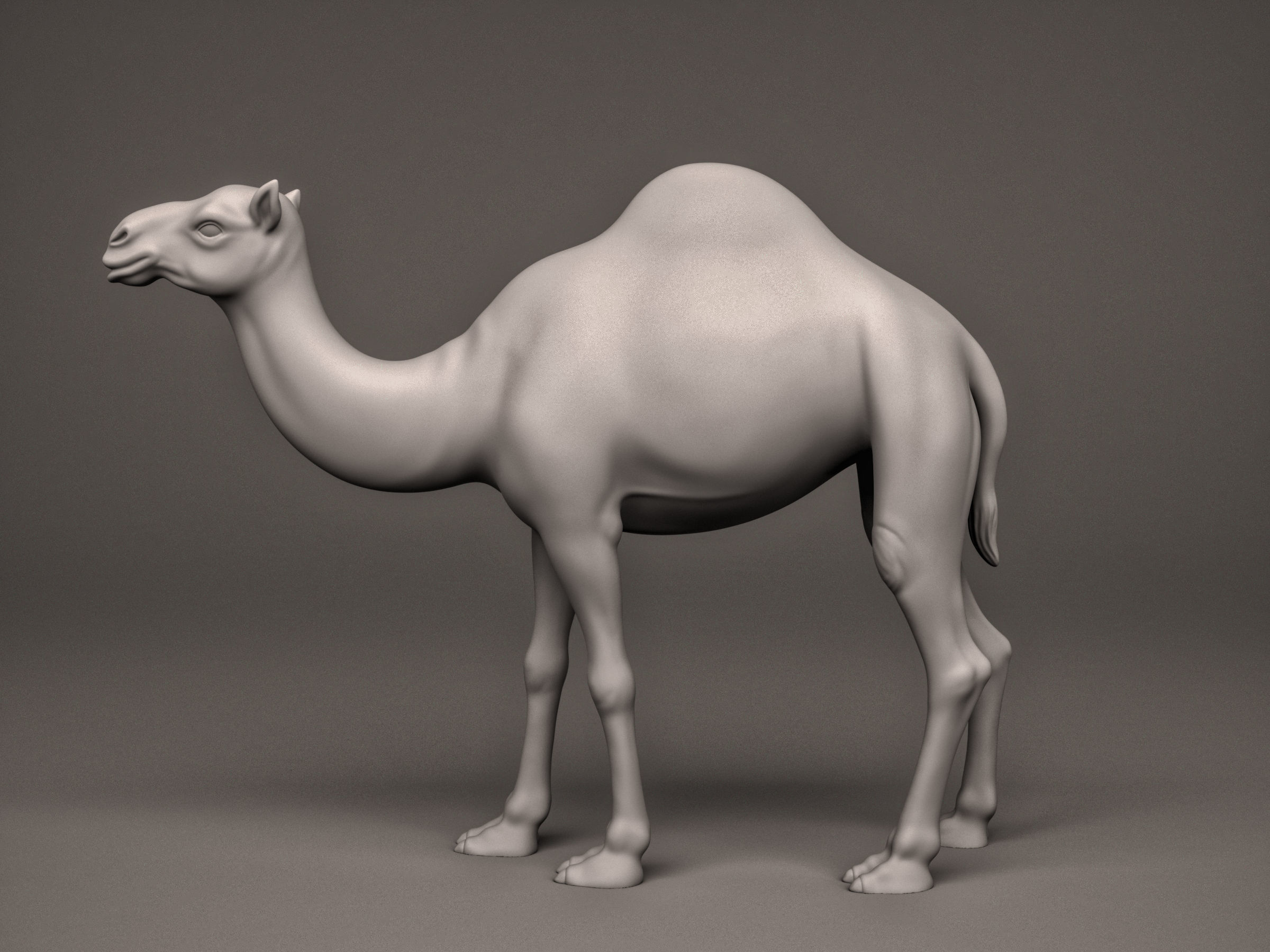Camel 3D model 3D printable | CGTrader