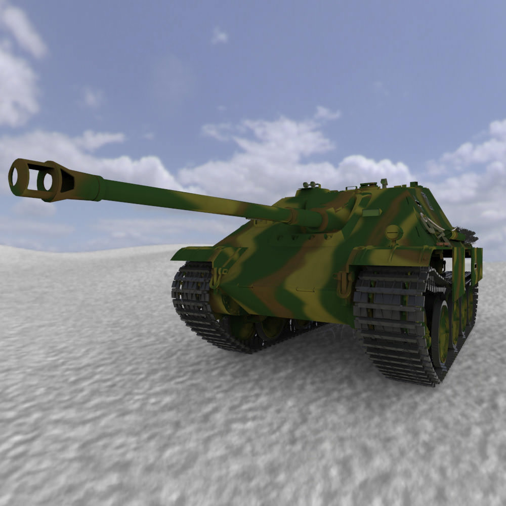 Jagdpanther Tank Destroyer 3D model | CGTrader