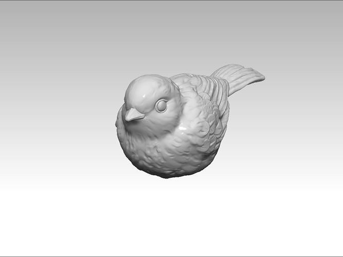 bird-Paridae 3D print model bird 3D model 3D printable | CGTrader