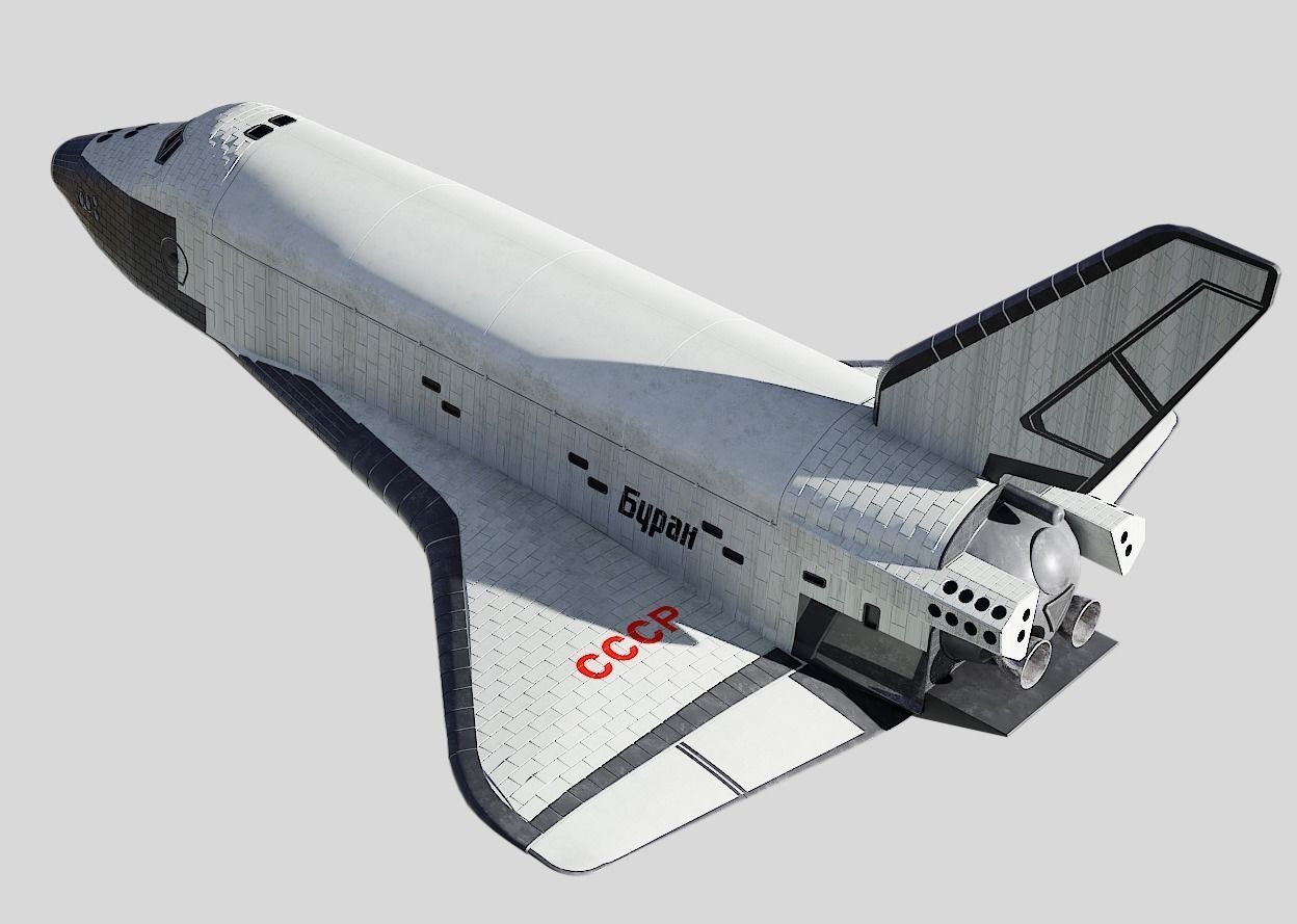 Buran space shuttle 3D model | CGTrader