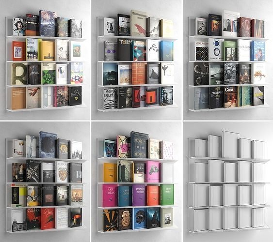 Books Collection 03 3D model | CGTrader