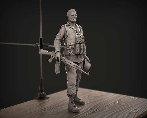 Soldier 3D printable model 3D model 3D printable | CGTrader
