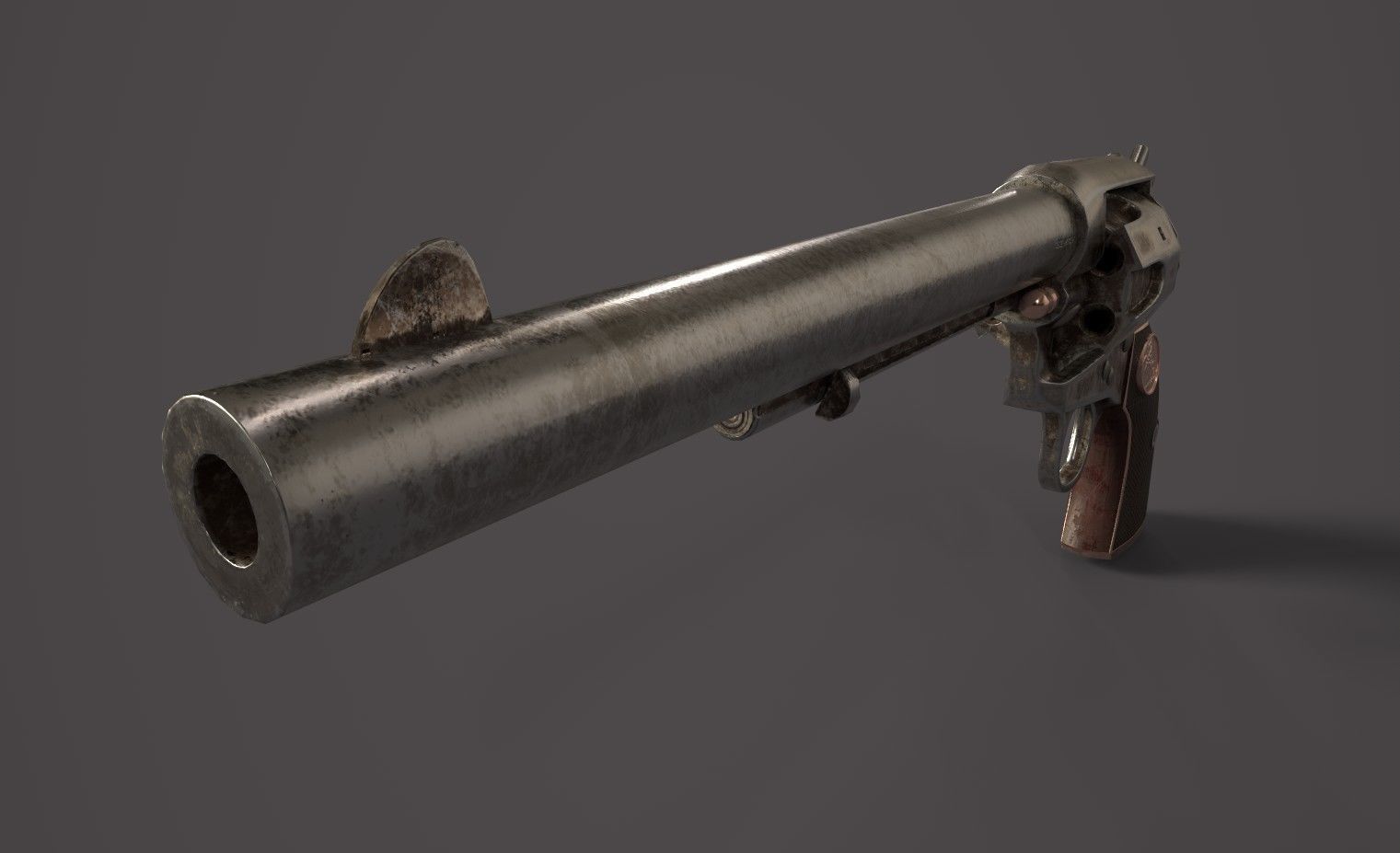 3D model Colt 45 revolver VR / AR / low-poly | CGTrader