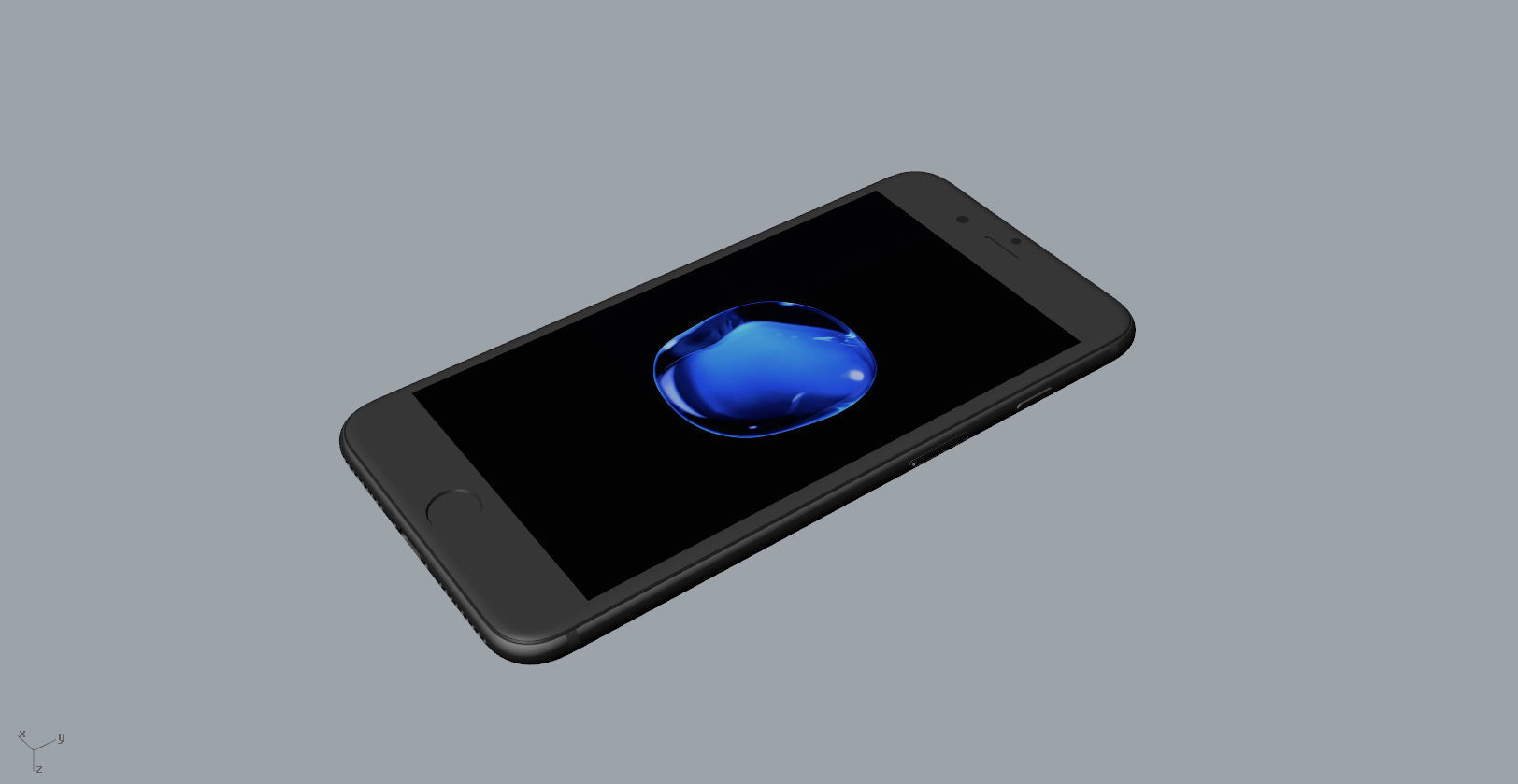 Realistic iphone 7 PLUS production 3D model 3D model 3D printable ...