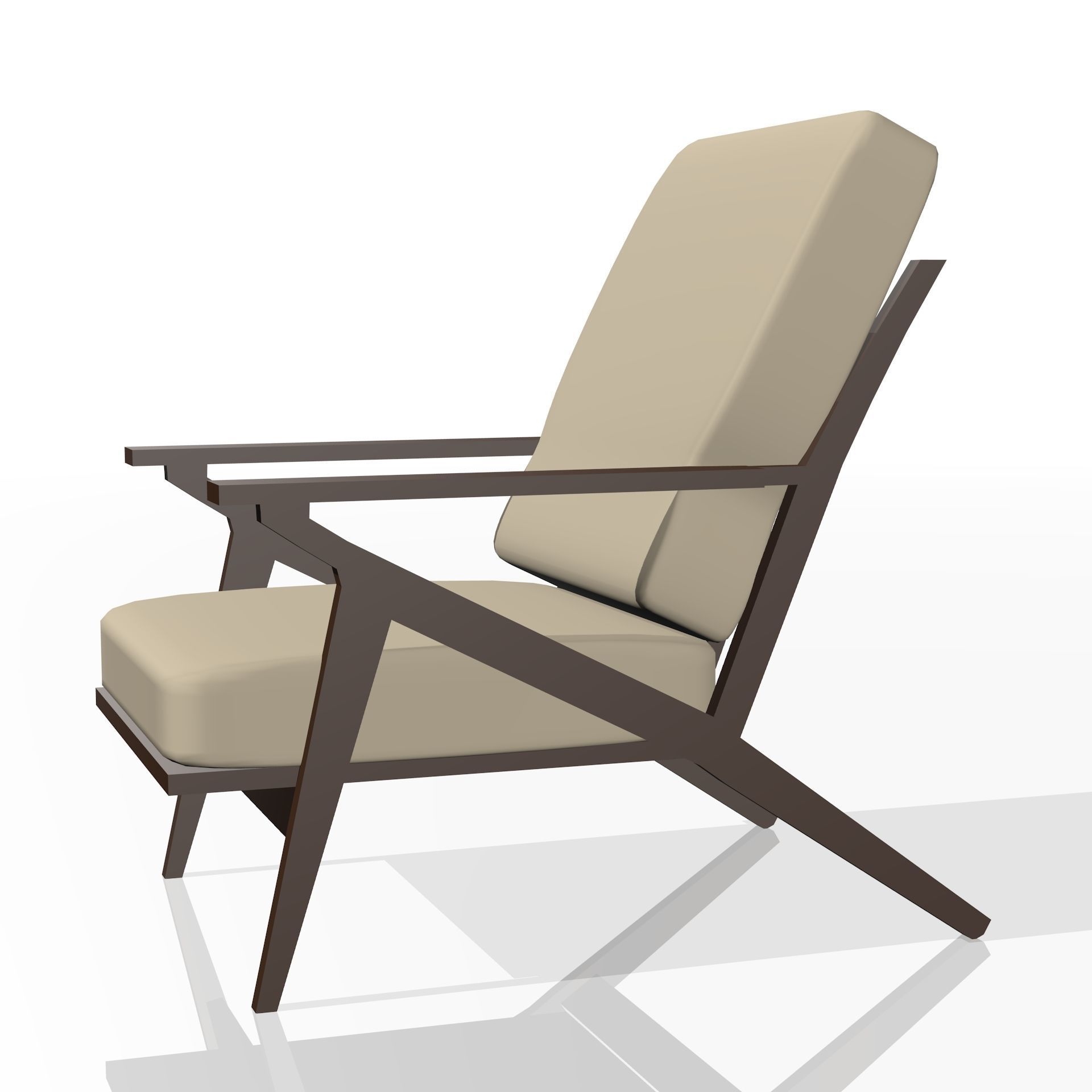 Low poly realistic chair 3D model | CGTrader