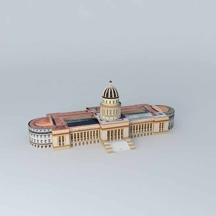 Capitol of Havana Havana Cuba free 3D model | CGTrader