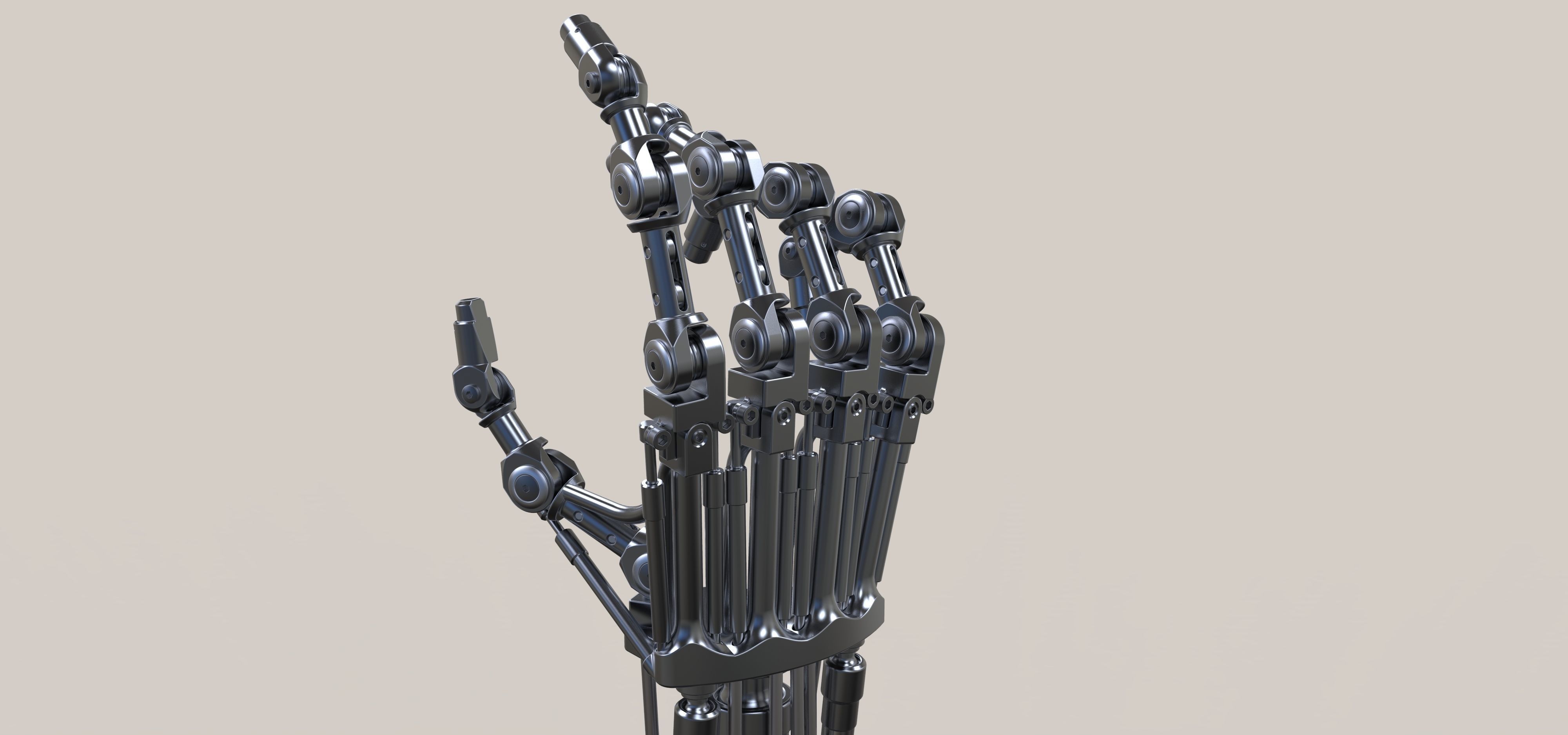 Arm of Terminator T800 3D model | CGTrader