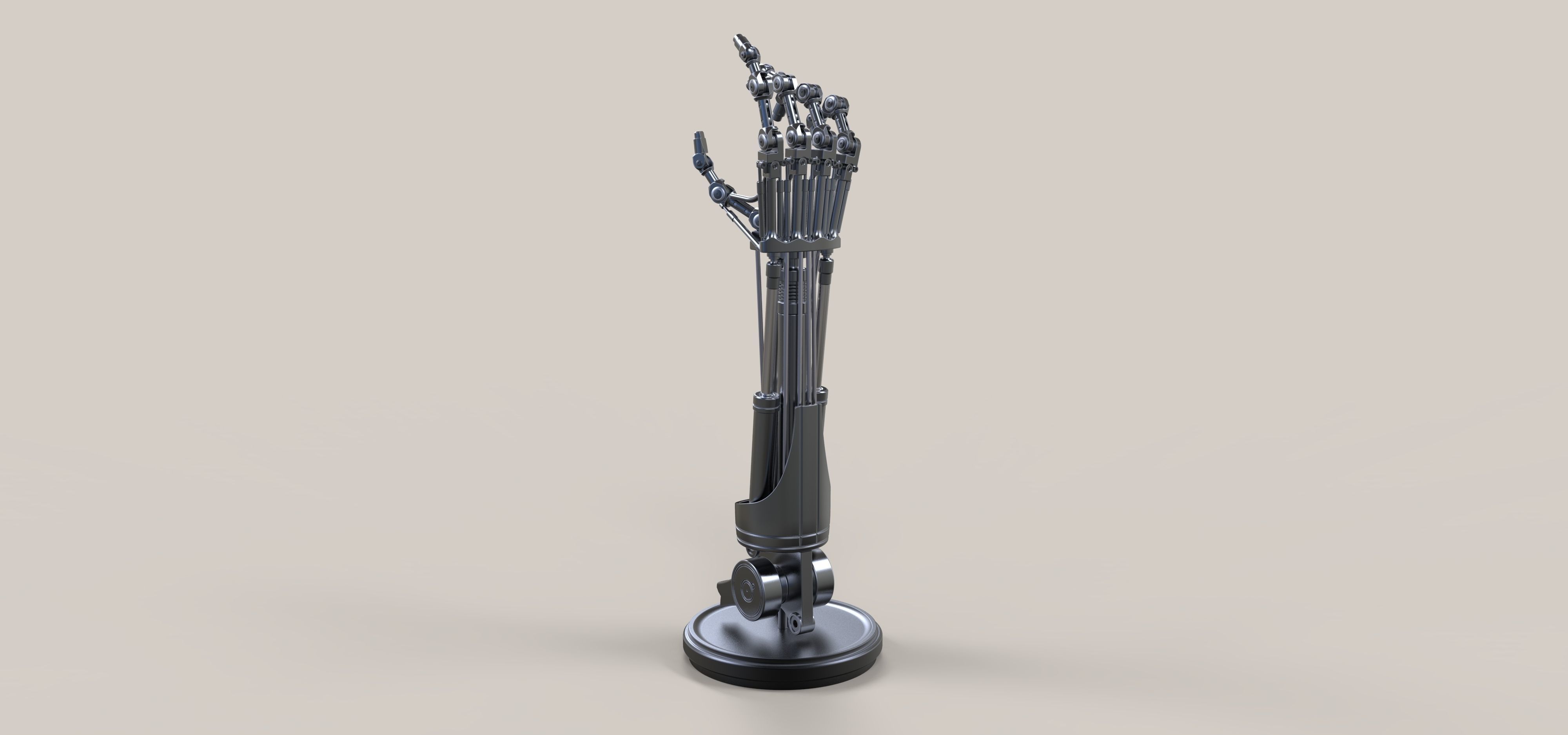 Arm of Terminator T800 3D model | CGTrader
