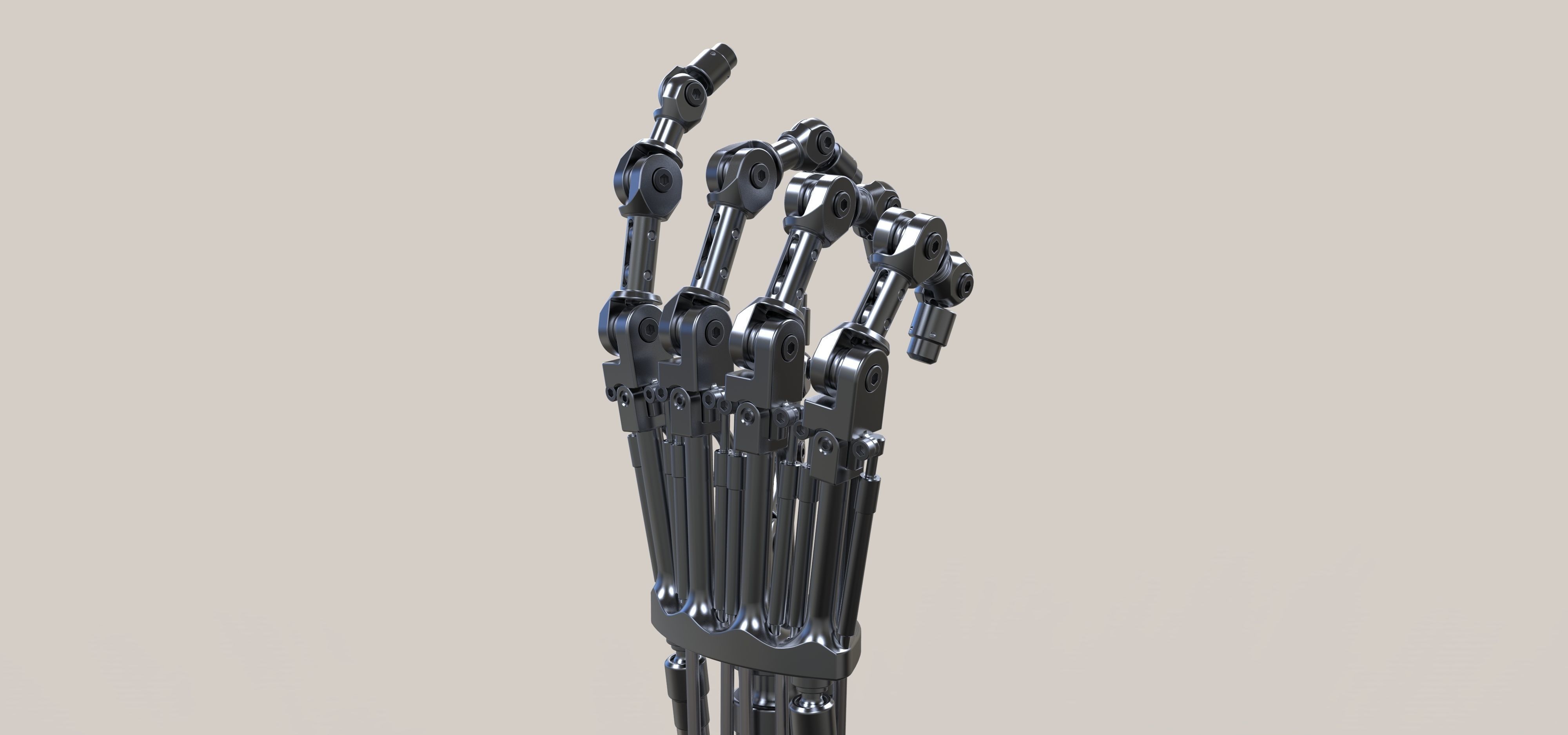 Arm of Terminator T800 3D model | CGTrader