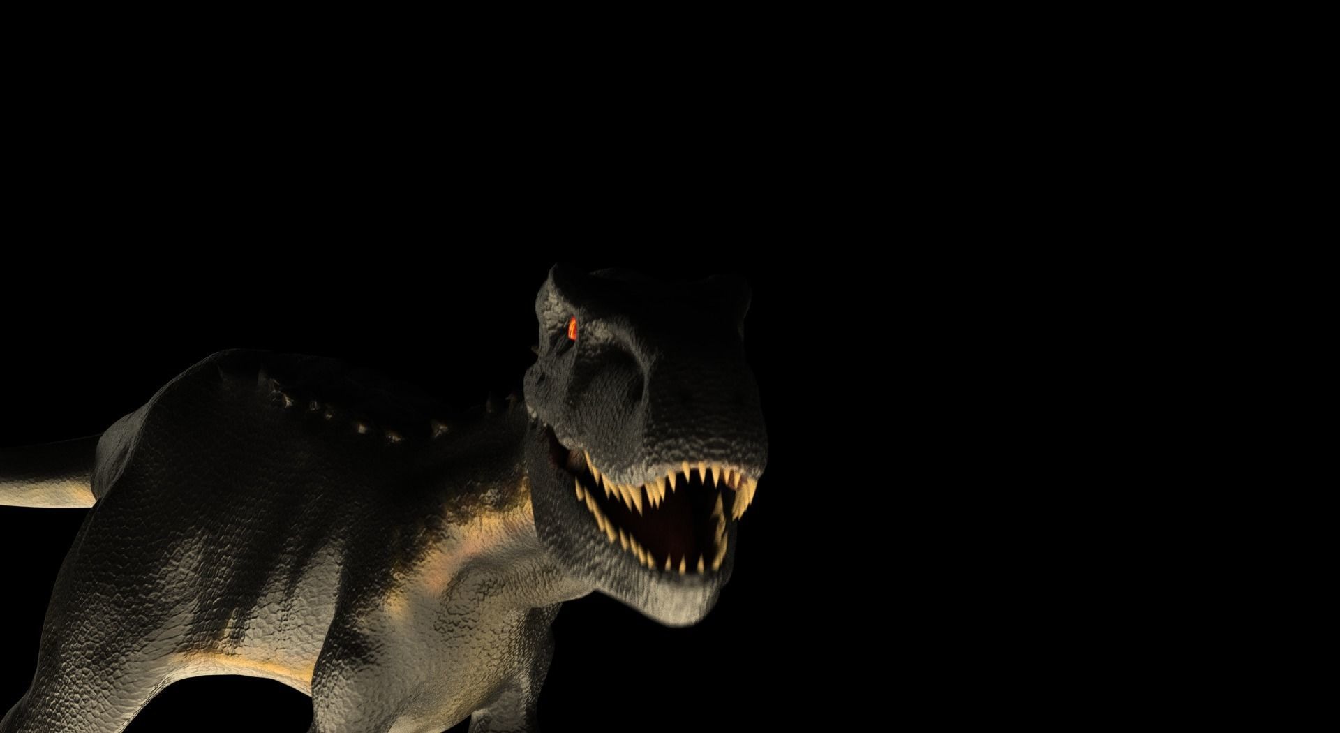 Indoraptor Rigged 2018 3D model animated rigged | CGTrader