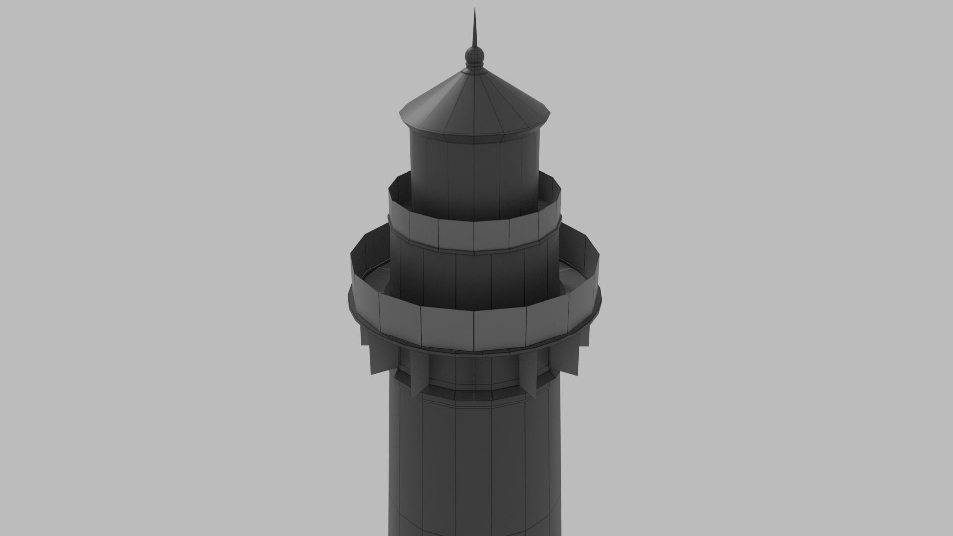 3D model Lighthouse - Low-poly PBR textured model VR / AR / low-poly ...