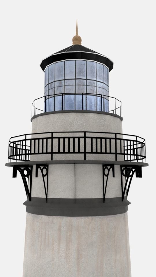 3D model Lighthouse - Low-poly PBR textured model VR / AR / low-poly ...