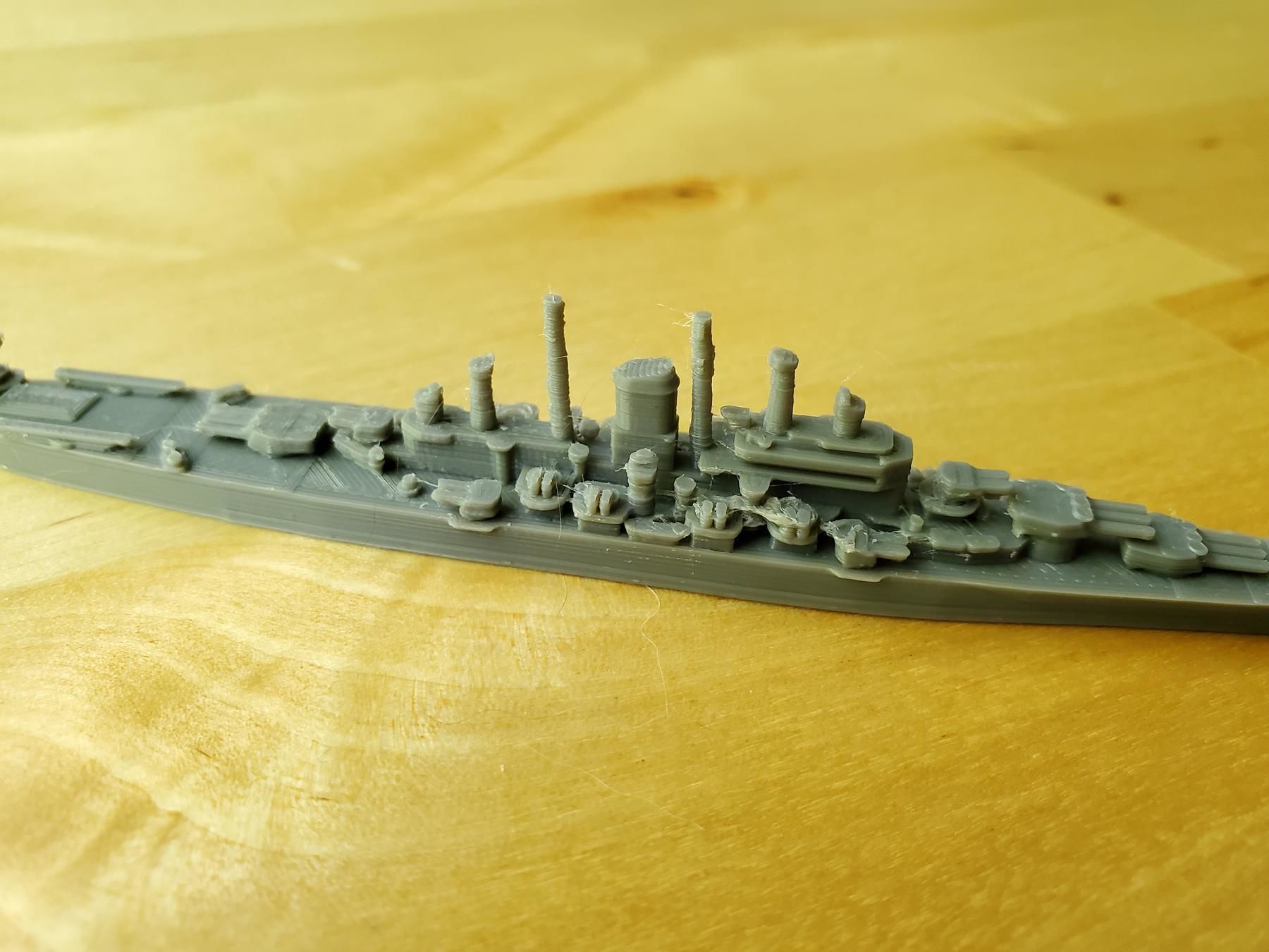 US Des Moines Class Cruiser Warship 3D model 3D printable | CGTrader