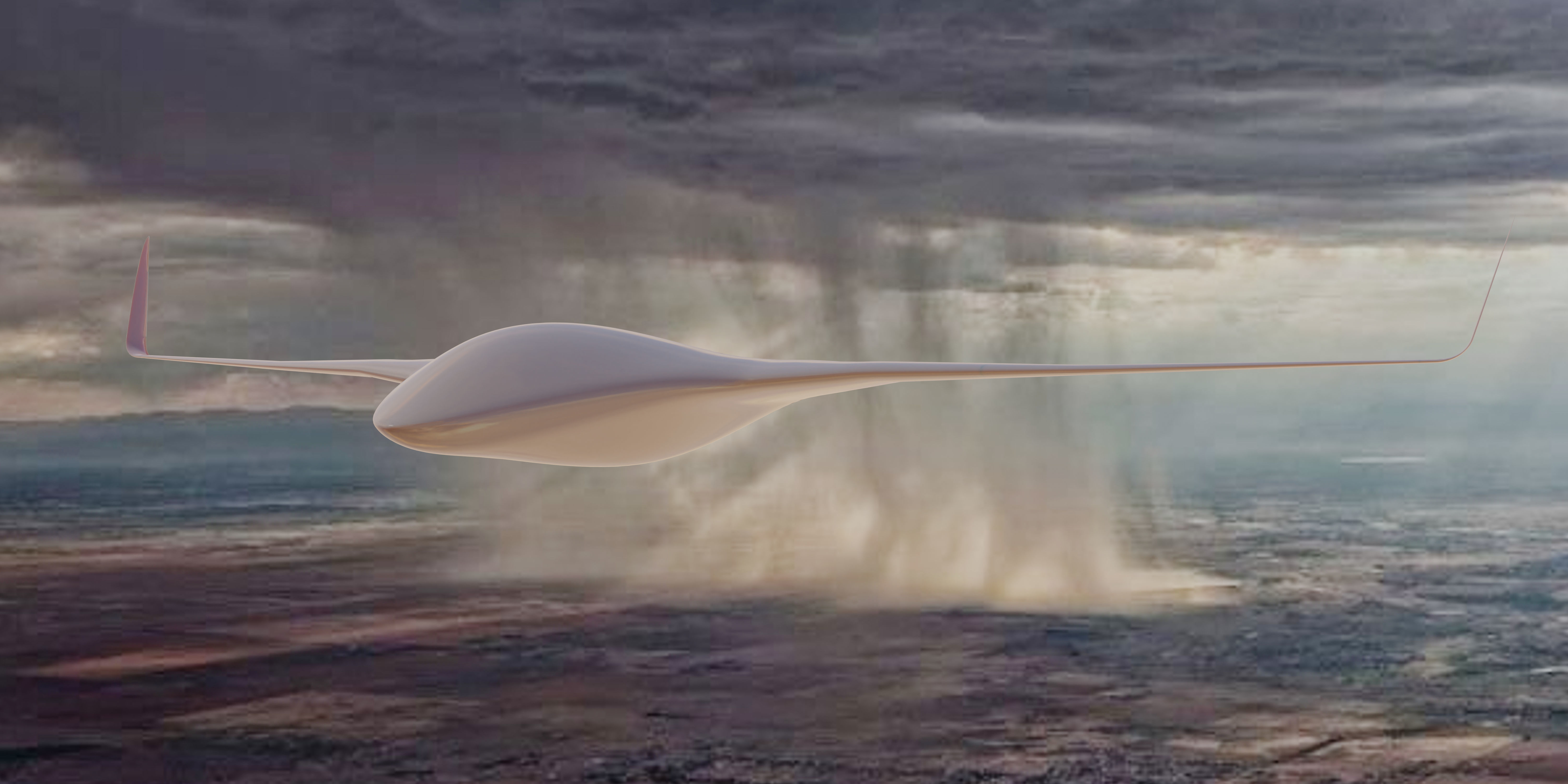 BWB MRay Drone 3D model | CGTrader