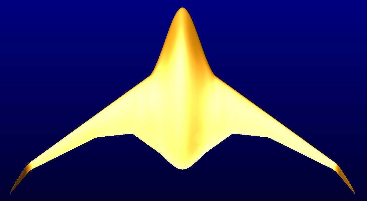 BWB MRay Drone 3D model | CGTrader