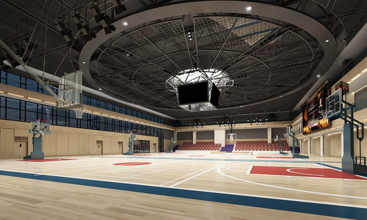 Indoor basketball hall 3D model MAX