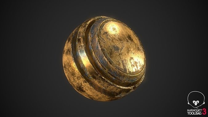 Old Gold Smart material Texture | CGTrader