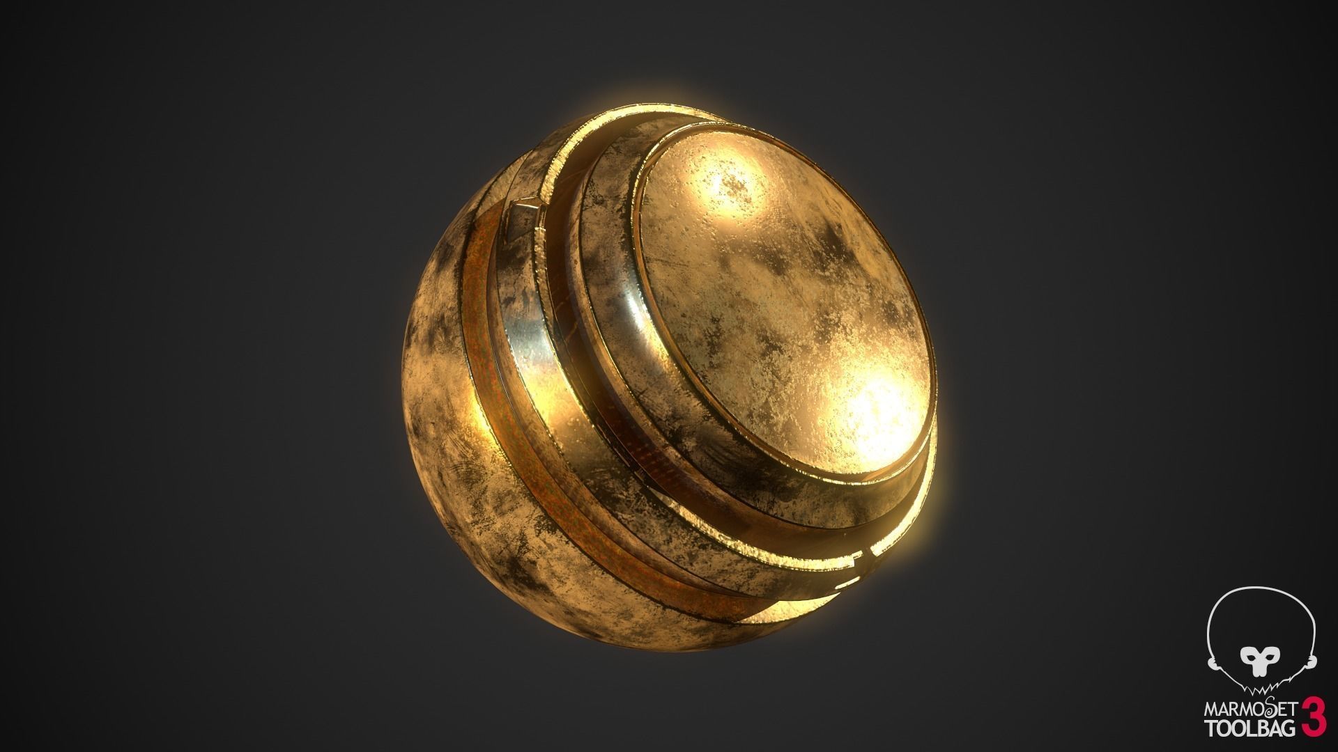 Old Gold Smart material Texture | CGTrader
