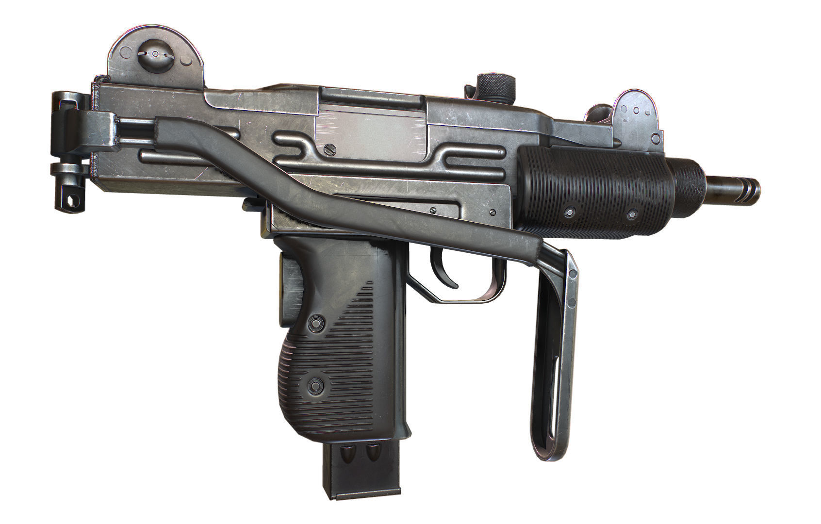 3D model Mini Uzi VR / AR / low-poly | CGTrader
