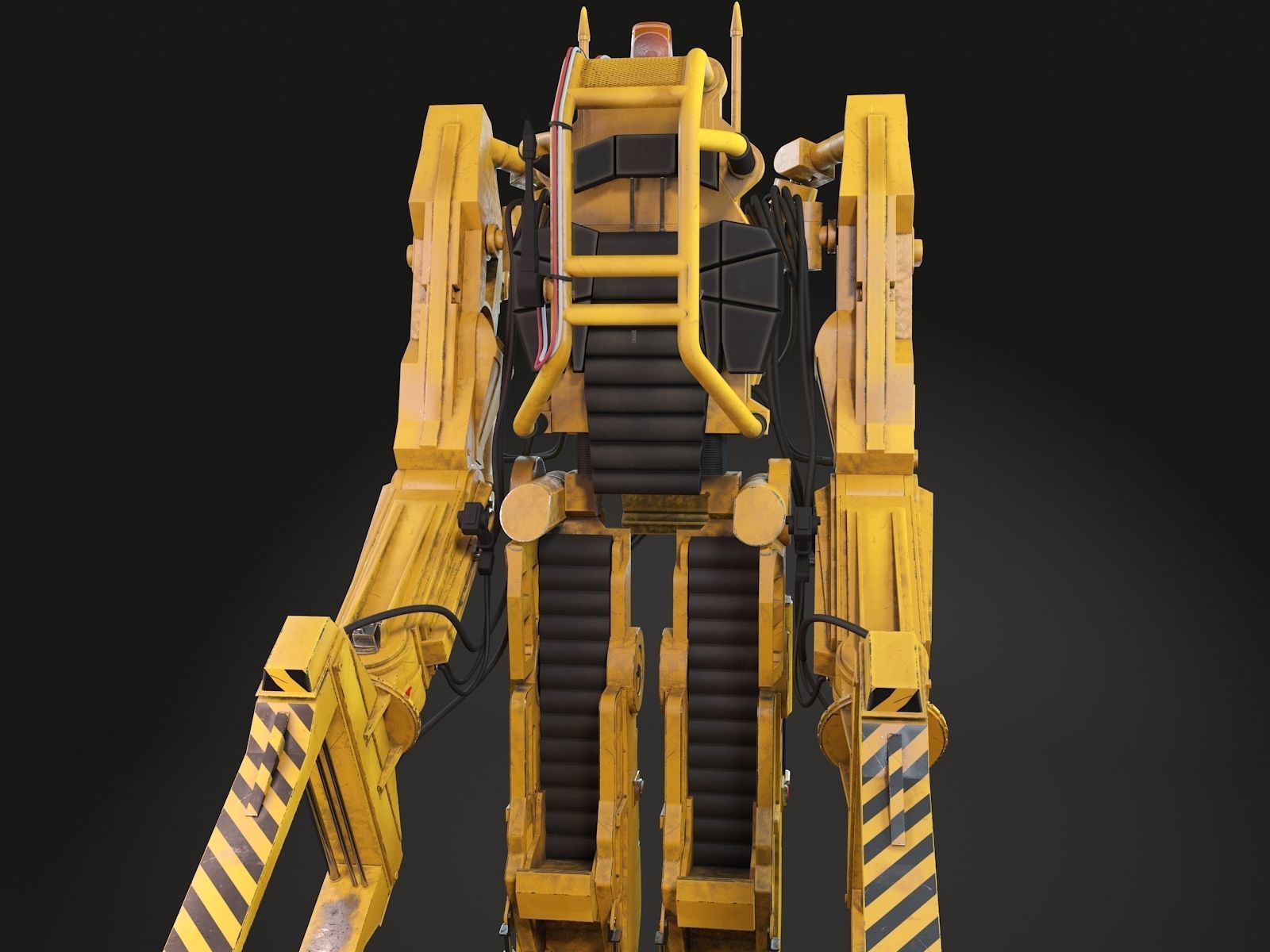Alien Nostromo Power Loader 3D model rigged | CGTrader