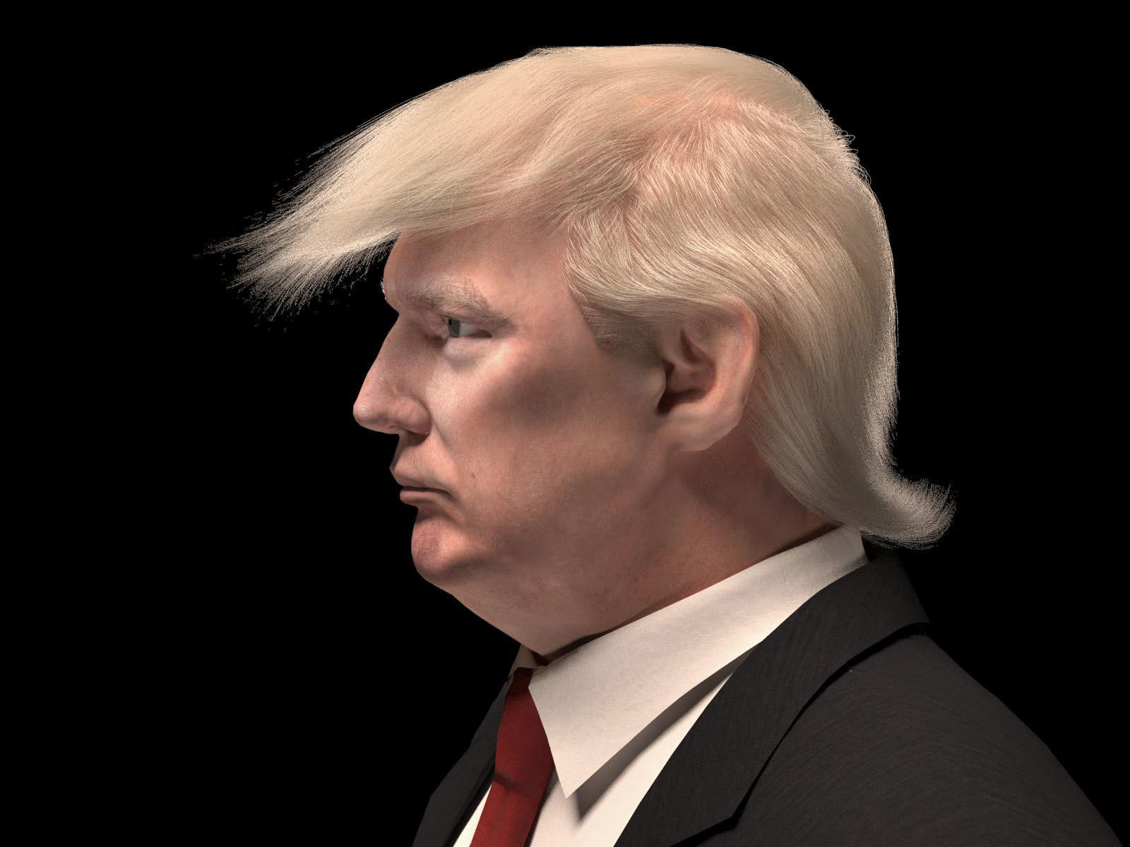 Donald Trump 3D model rigged | CGTrader