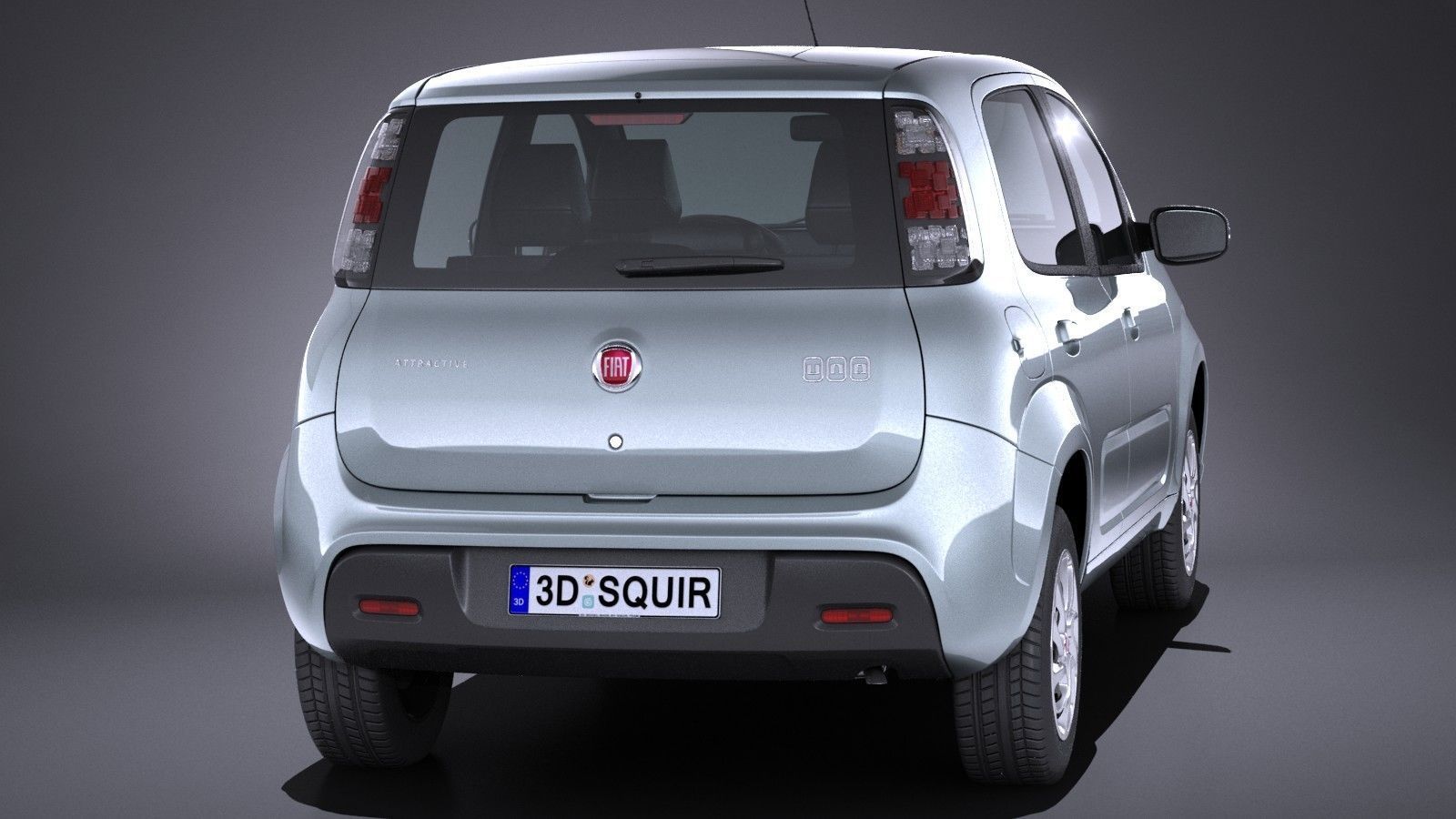 Fiat Uno 2017 3D model | CGTrader