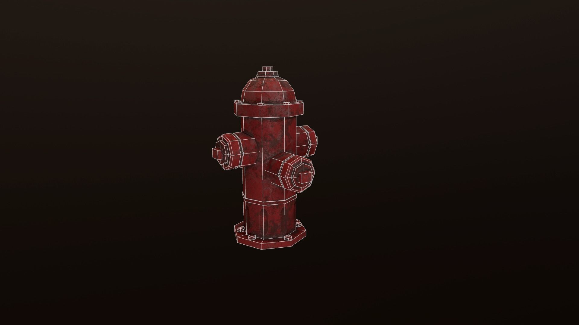 3D model fire hydrant low poly VR / AR / low-poly | CGTrader