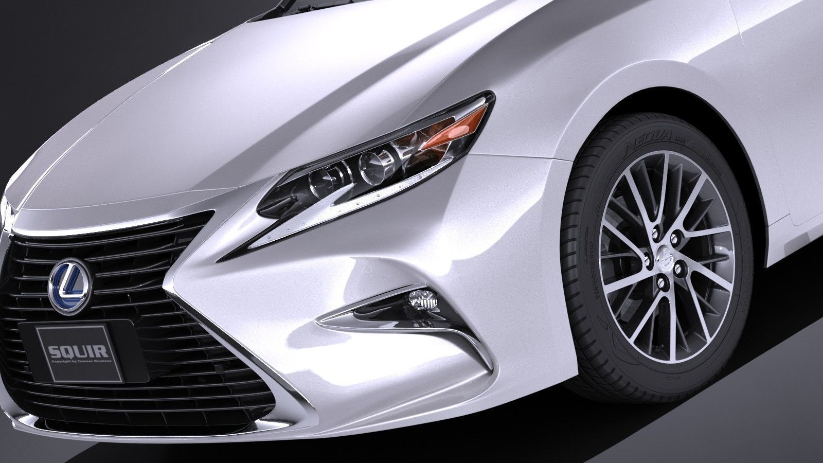 Lexus ES300h 2017 3D model | CGTrader
