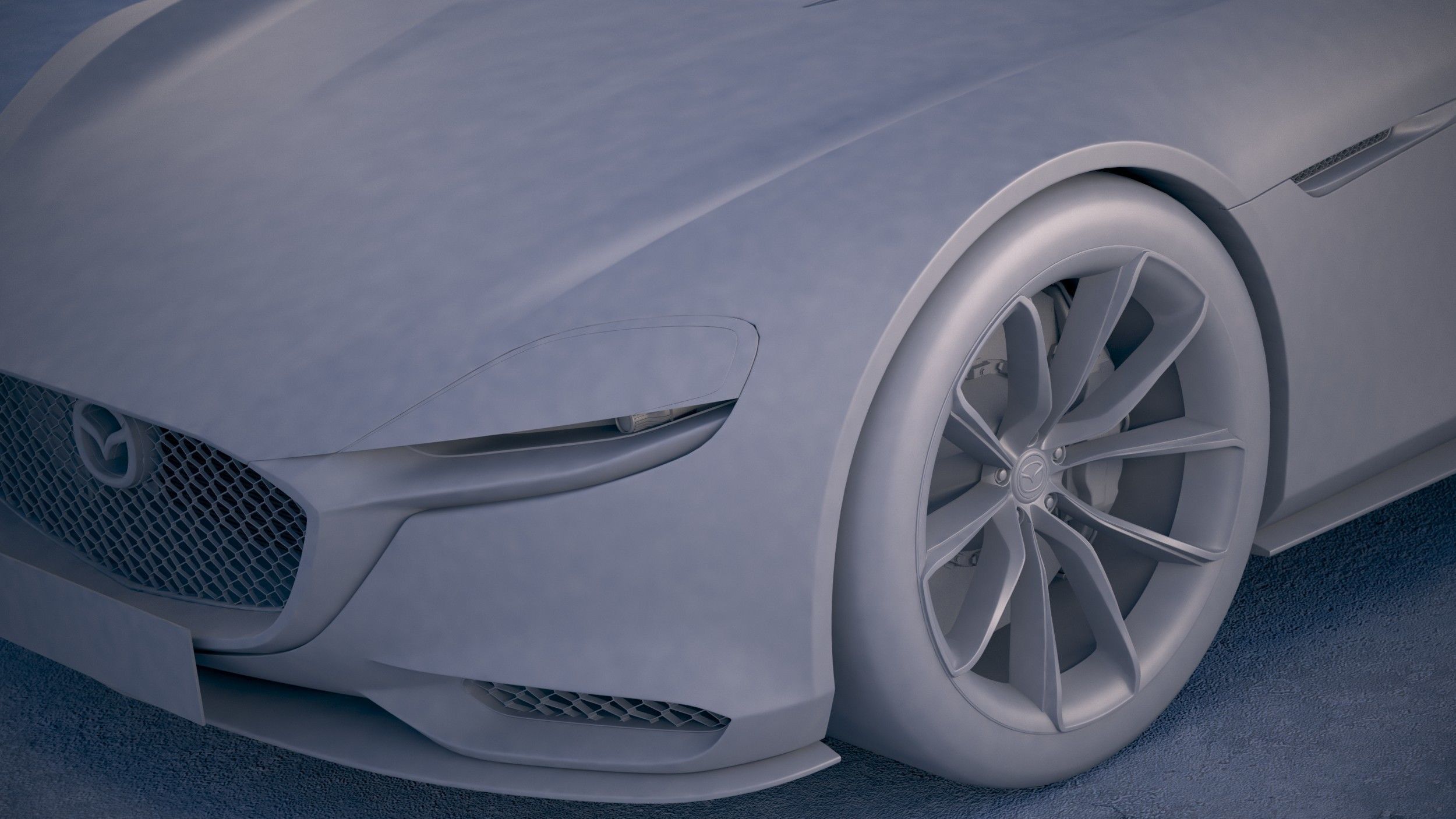 Mazda RX-9 Vision Concept 3D model | CGTrader