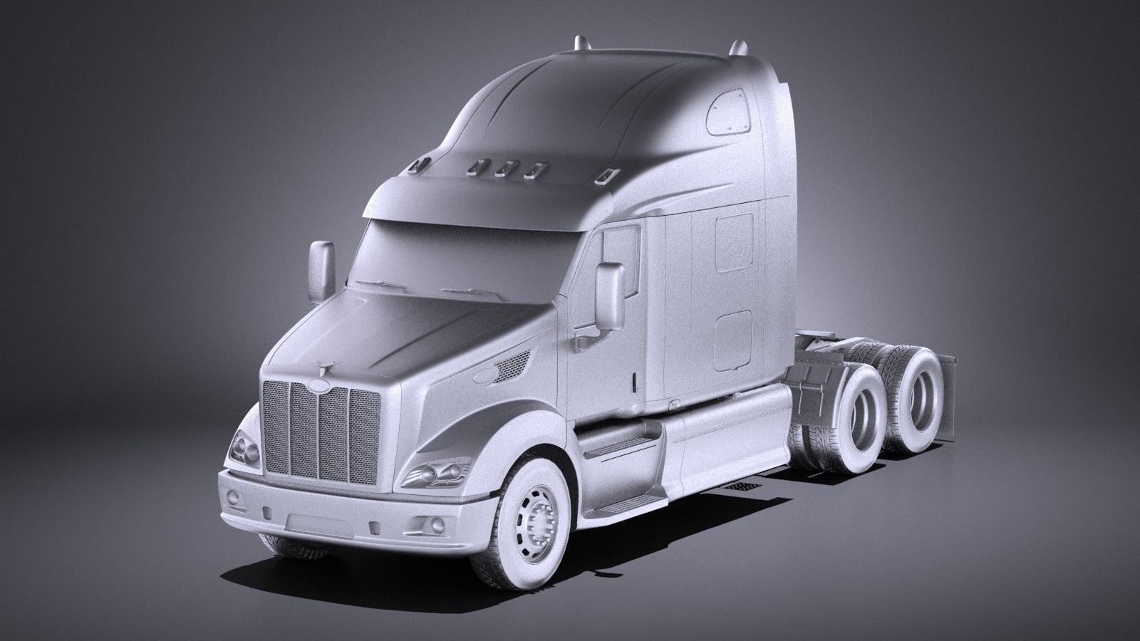 Peterbilt 587 2017 VRAY 3D model | CGTrader