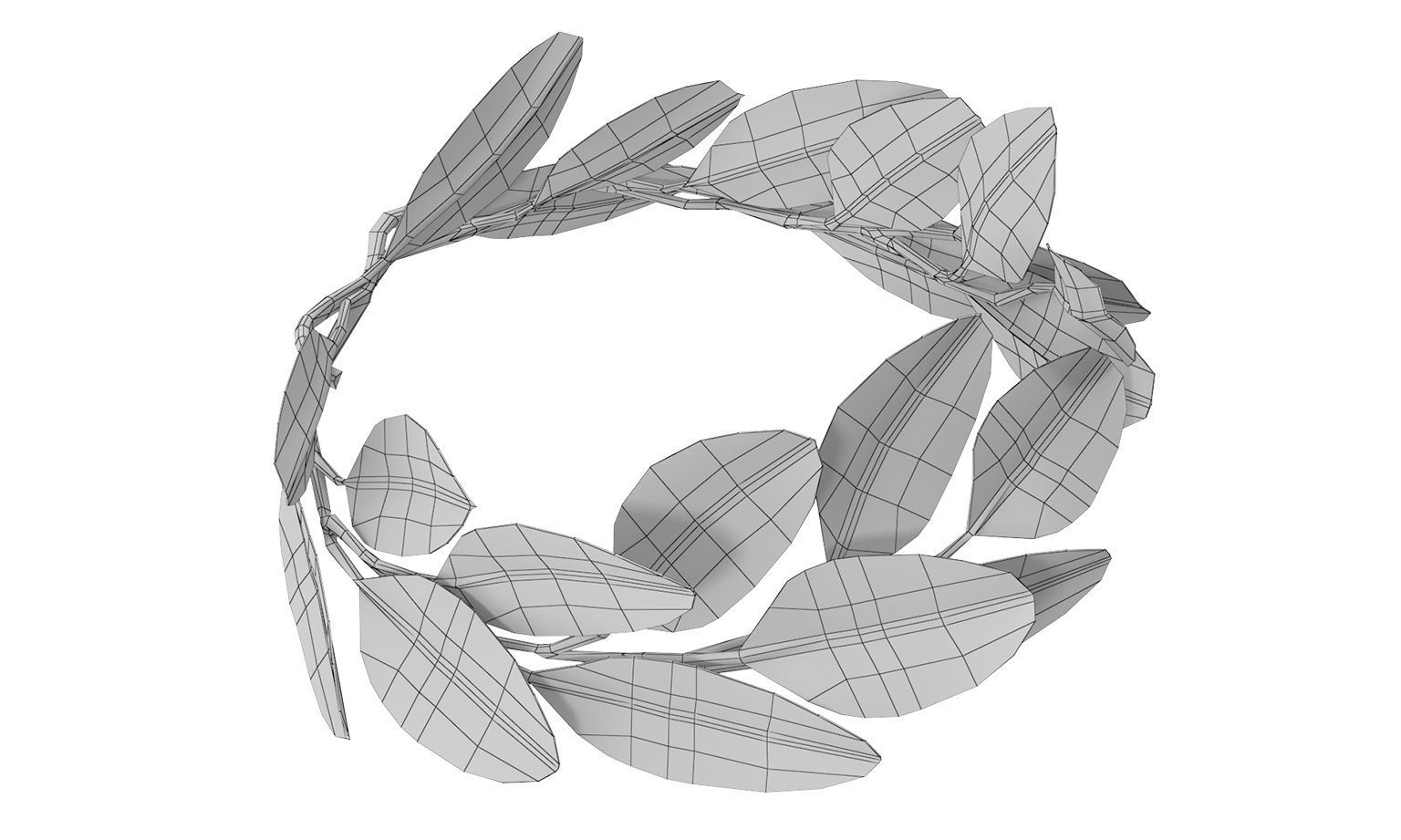 3D model Laurel Wreath VR / AR / low-poly | CGTrader