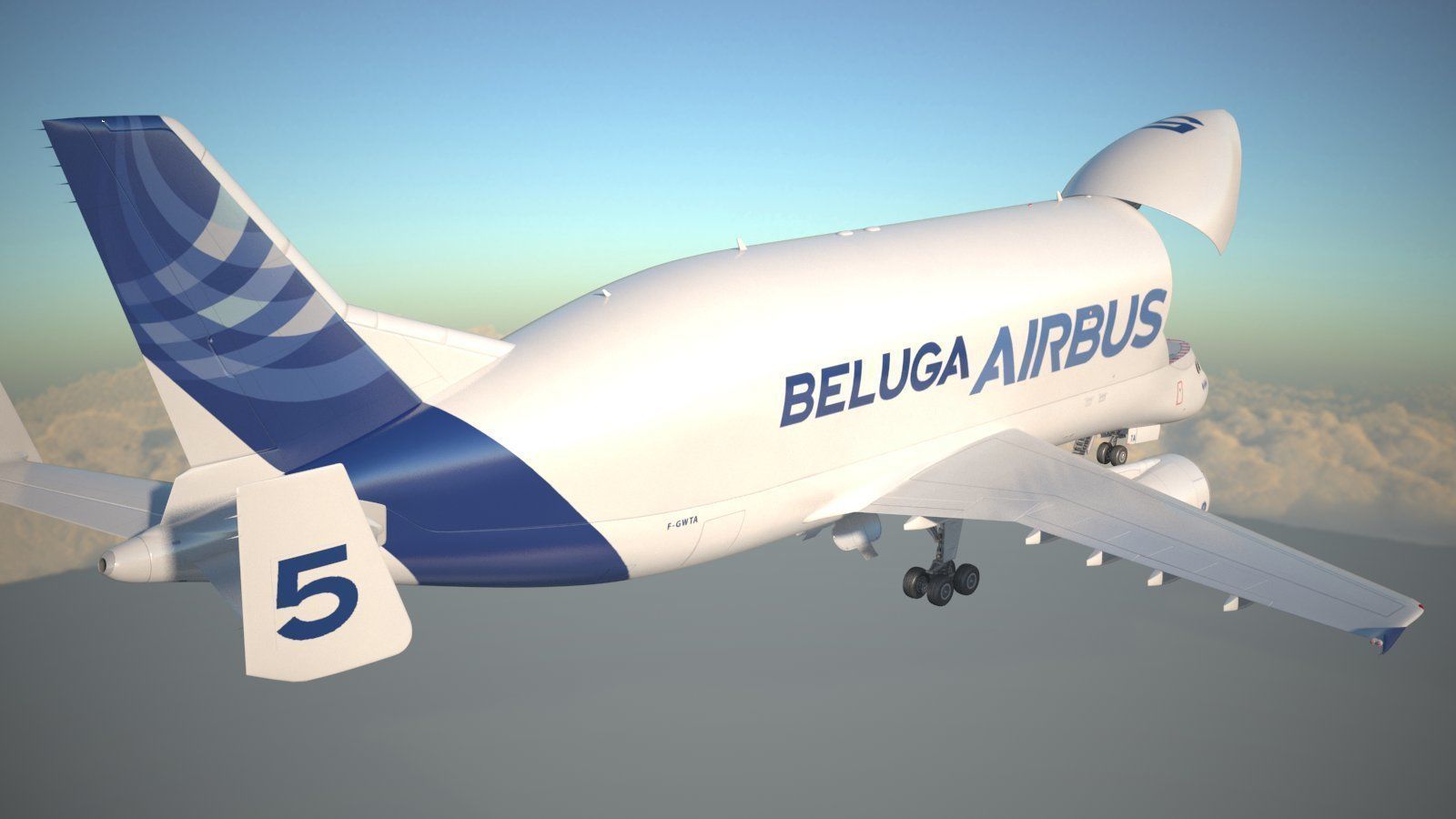 Airbus Beluga XL 3D model | CGTrader