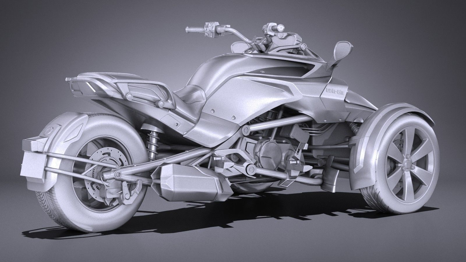 Can Am Spyder 2018 3D model | CGTrader