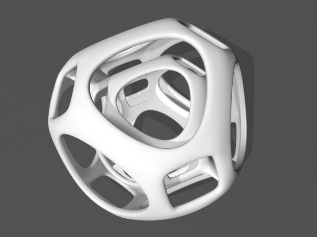 Mathematical art 3D model 3D printable | CGTrader
