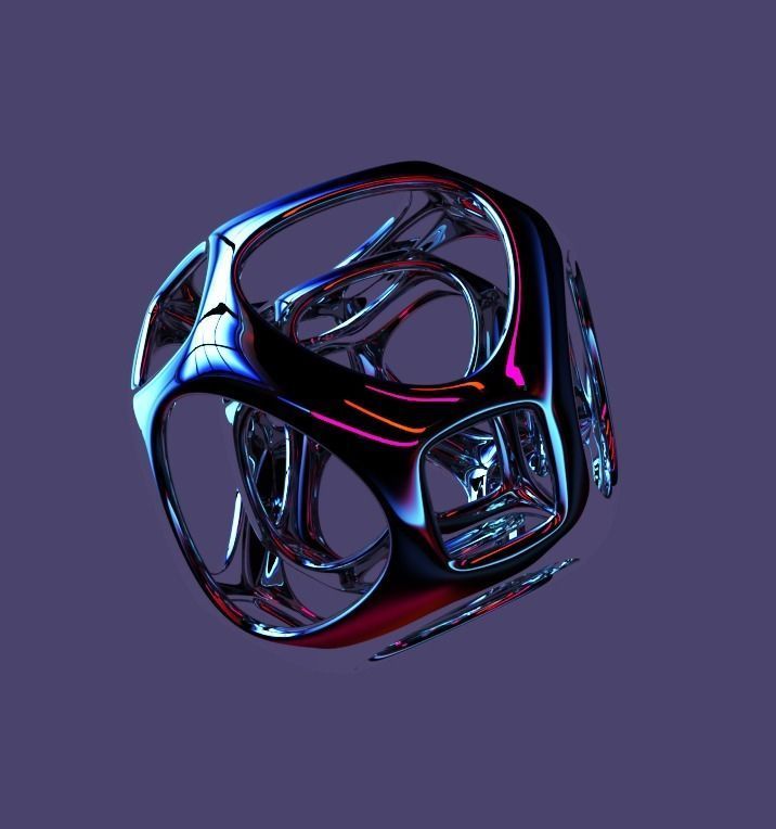 Mathematical art 3D model 3D printable | CGTrader