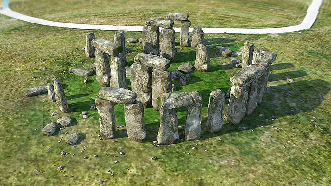 3D model Stonehenge VR / AR / low-poly | CGTrader
