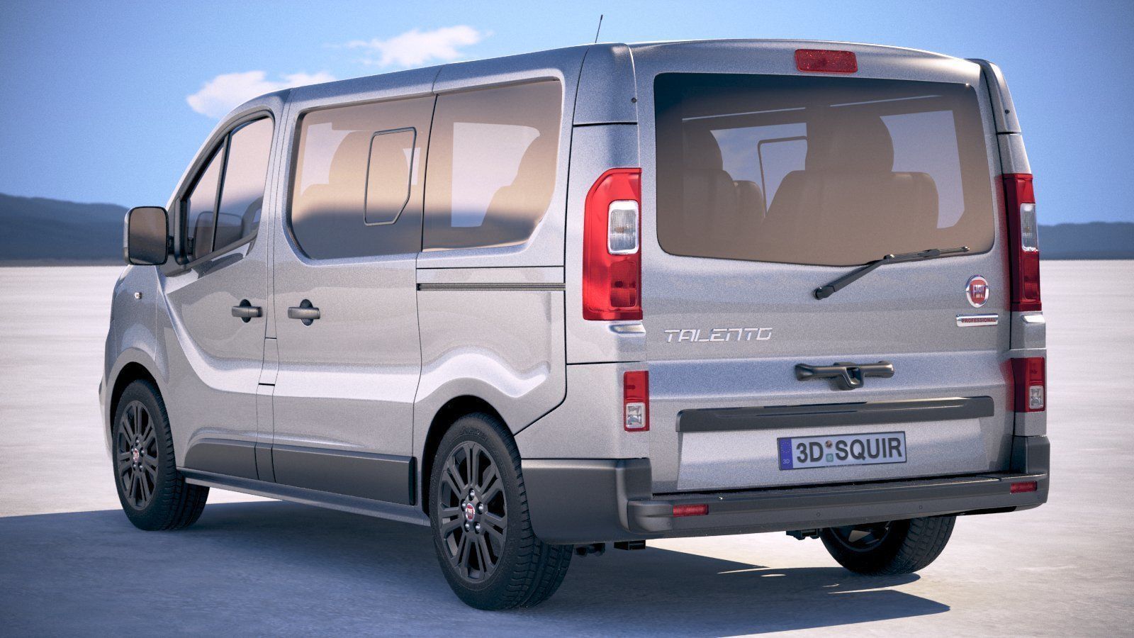 Fiat Talento Passenger 2018 3D model | CGTrader
