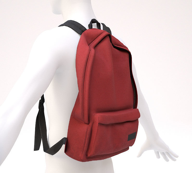 backpack free 3D model | CGTrader
