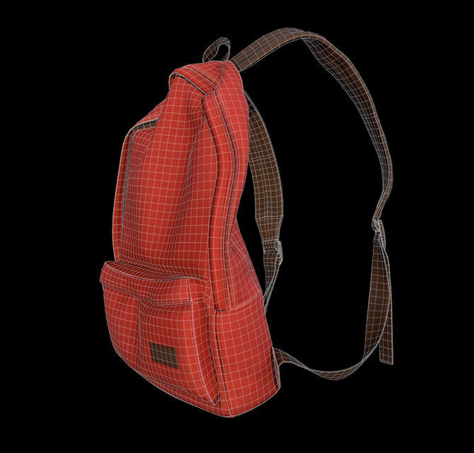 backpack free 3D model | CGTrader