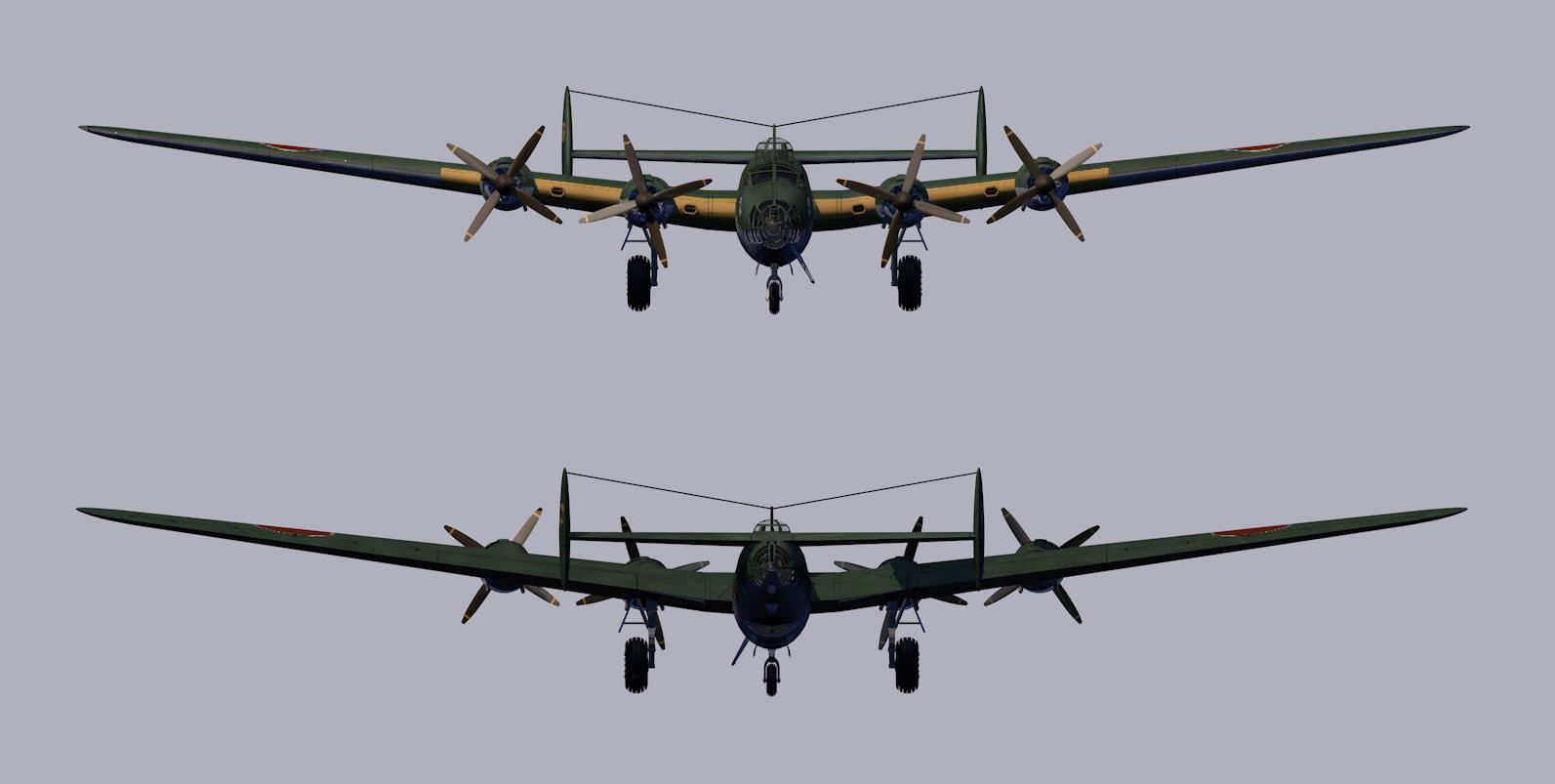 Nakajima G5N2 Shinzan - aka Liz 3D model | CGTrader