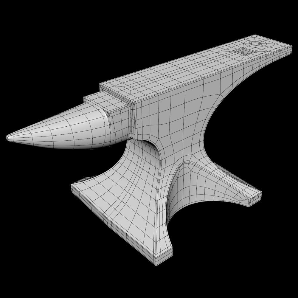 3D model Anvil VR / AR / low-poly | CGTrader