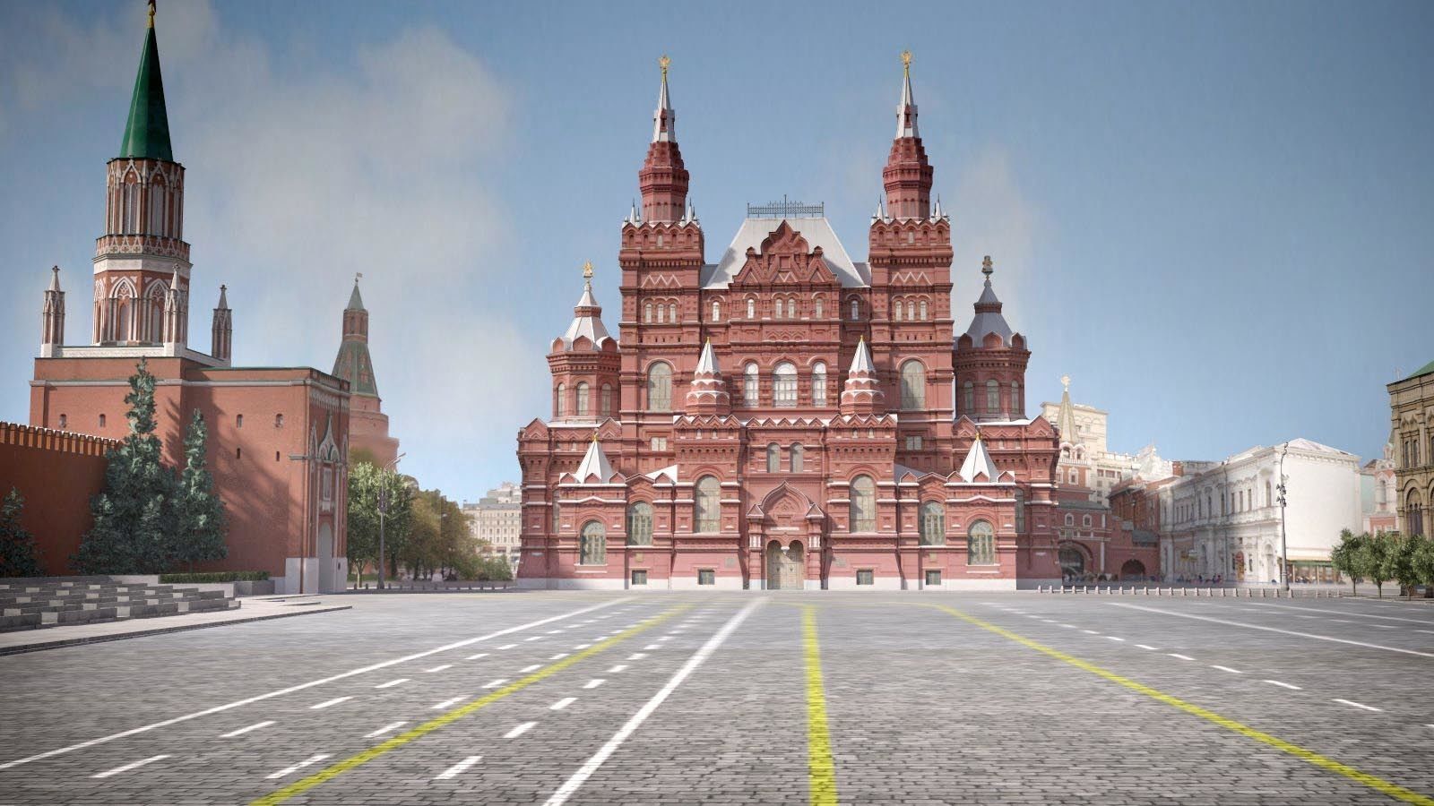 Moscow Red Square Russia 3D model | CGTrader
