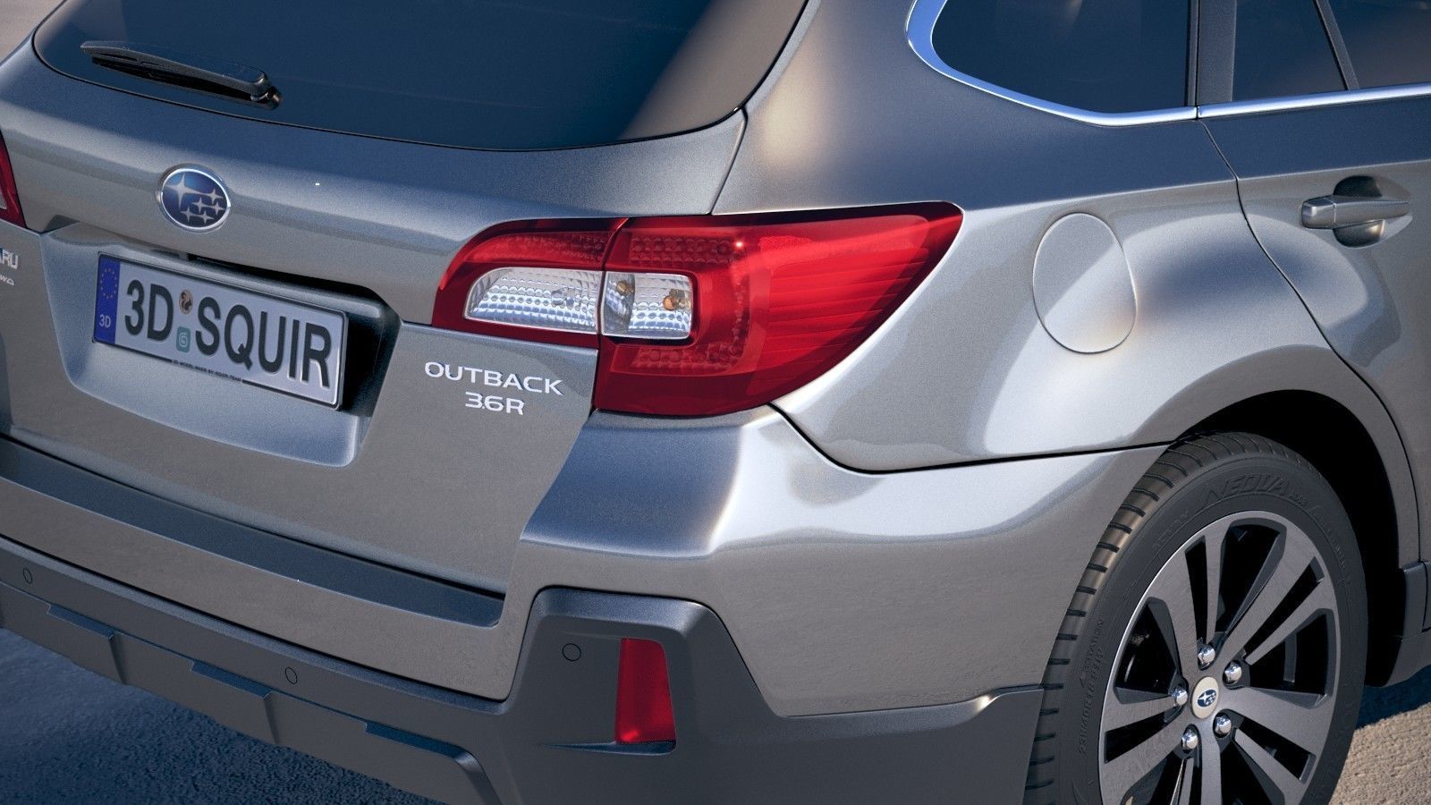 Subaru Outback 2018 3D model | CGTrader