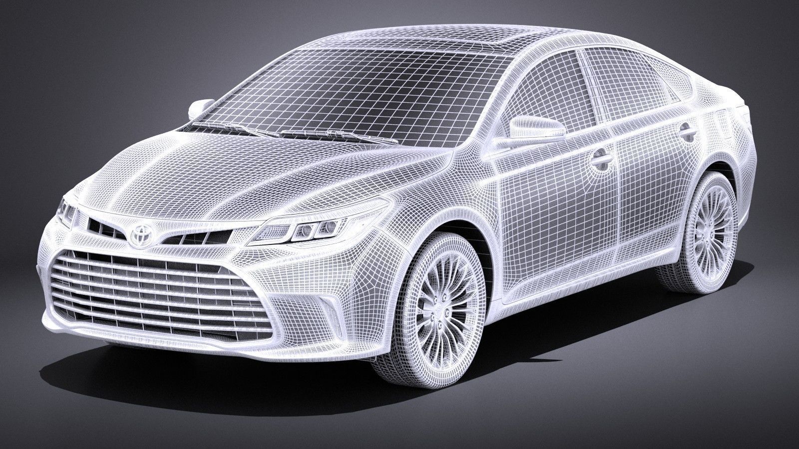 Toyota Avalon 2018 VRAY 3D model | CGTrader
