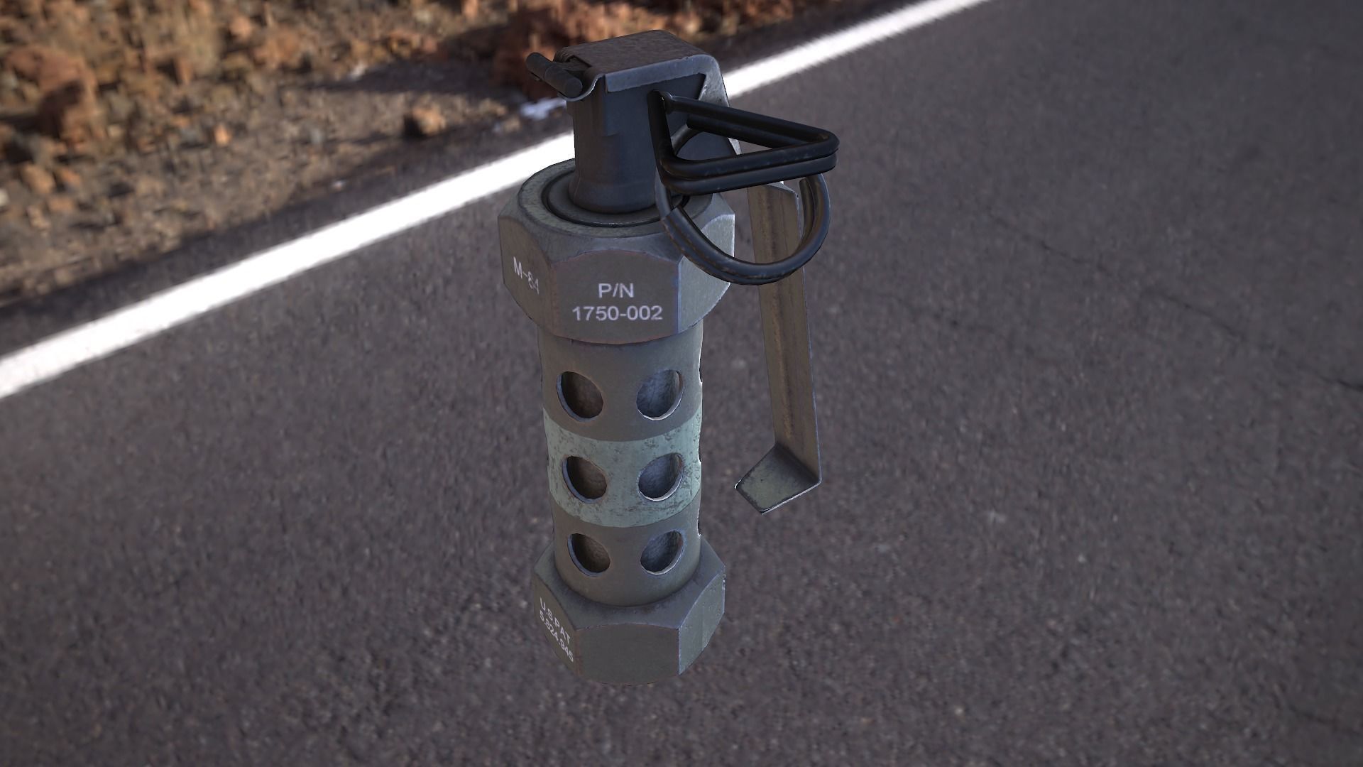 3D model M84 Stun grenade Flashbang VR / AR / low-poly | CGTrader