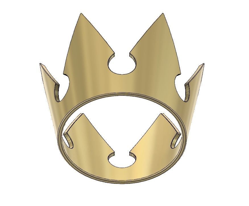 Sora Kingdom Hearts Crown 3D model 3D printable | CGTrader