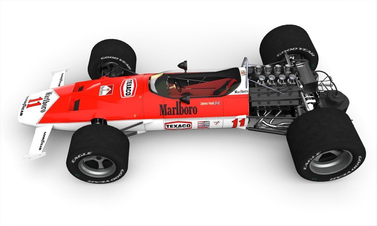 3D model Mclaren M7A VR / AR / low-poly | CGTrader